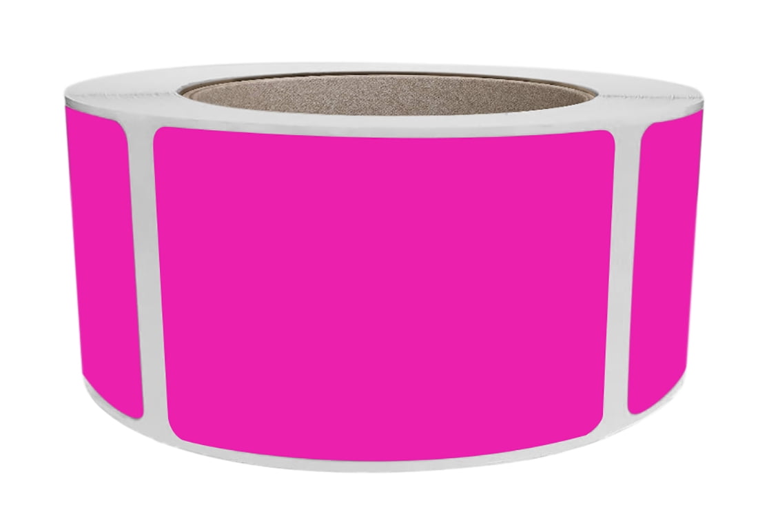 Royal Green Color-Coding Labels 3x2 inch (76mm x 51mm) Rectangle Neon ...