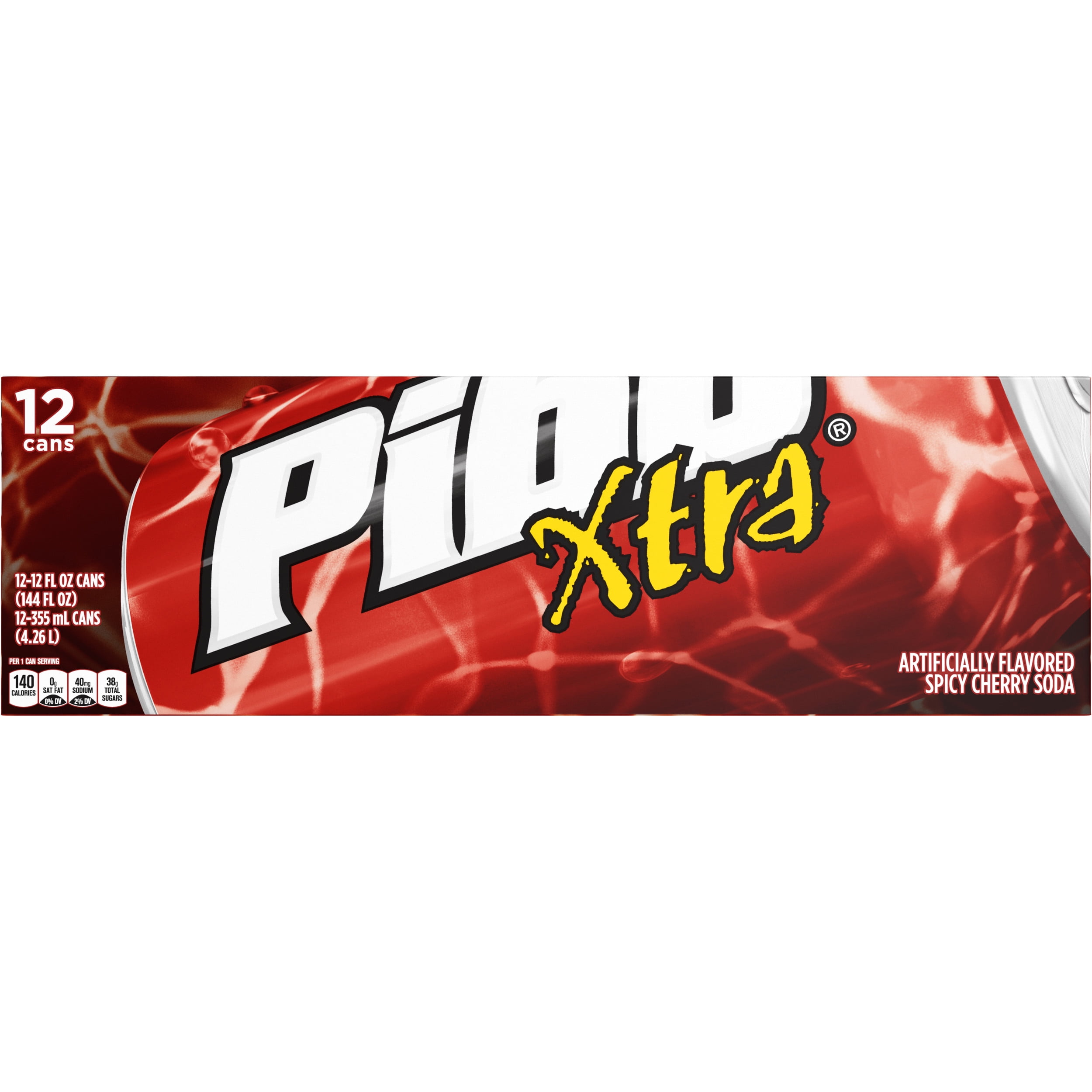Pibb Xtra Cherry Cola Soda Pop, 12 Fl Oz, 12 Pack Cans - Walmart.com