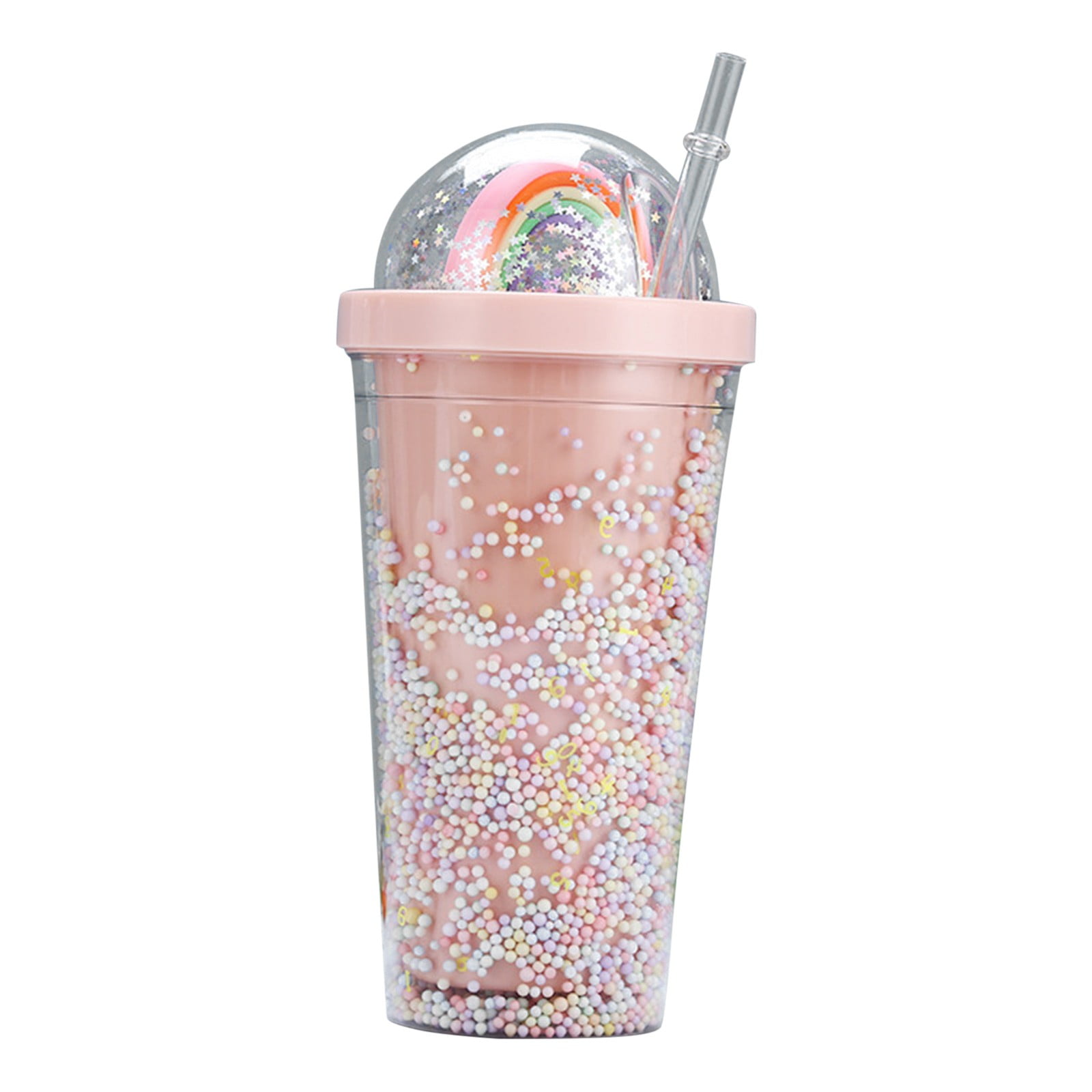Click here for Rainbow Doll Bubble Bubble Strawing Cup Large Capa... prices