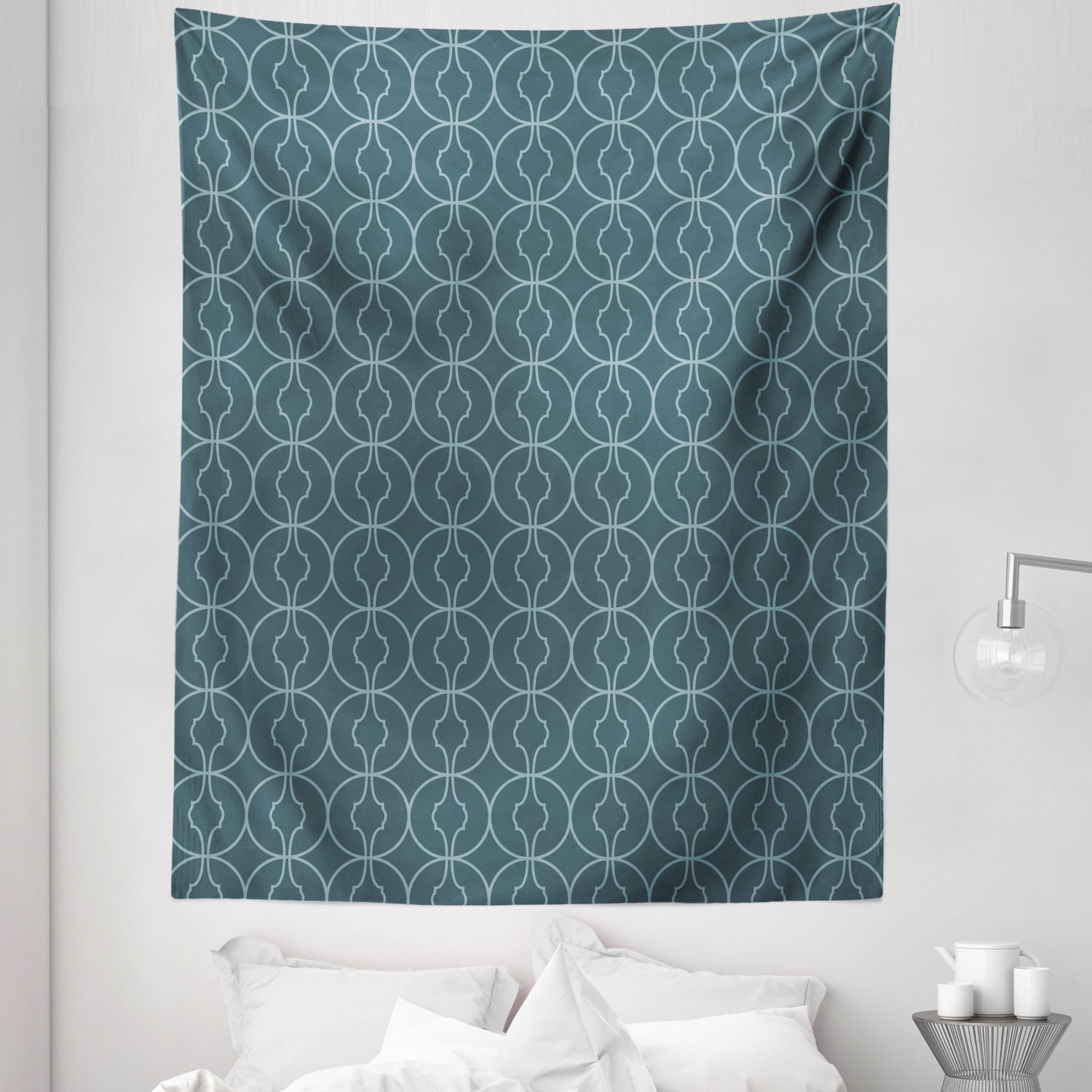 Moroccan Tapestry, Moroccan Oriental Design with Geometric Shapes ...