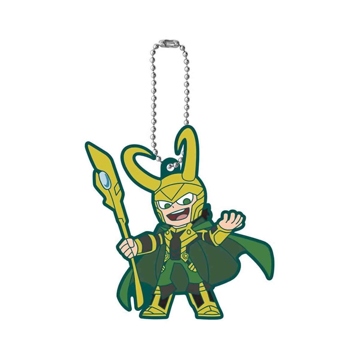 Marvel Capsule Rubber Mascot Loki Trading Strap Keychain - Walmart.com