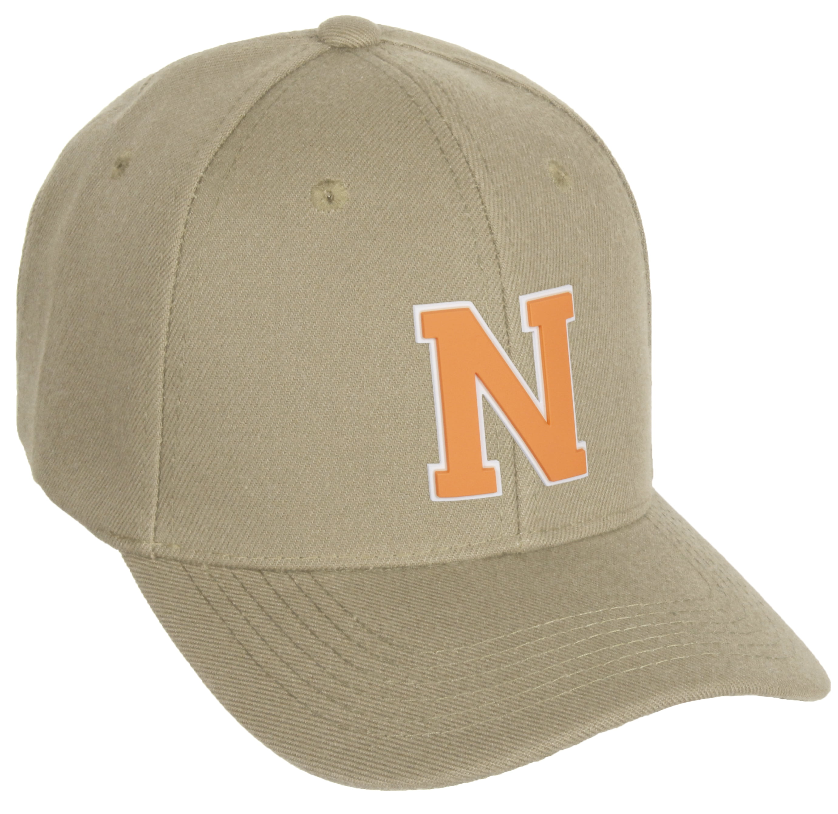 Daxton Classic Baseball Hat Custom A to Z Initial Team White Neon ...