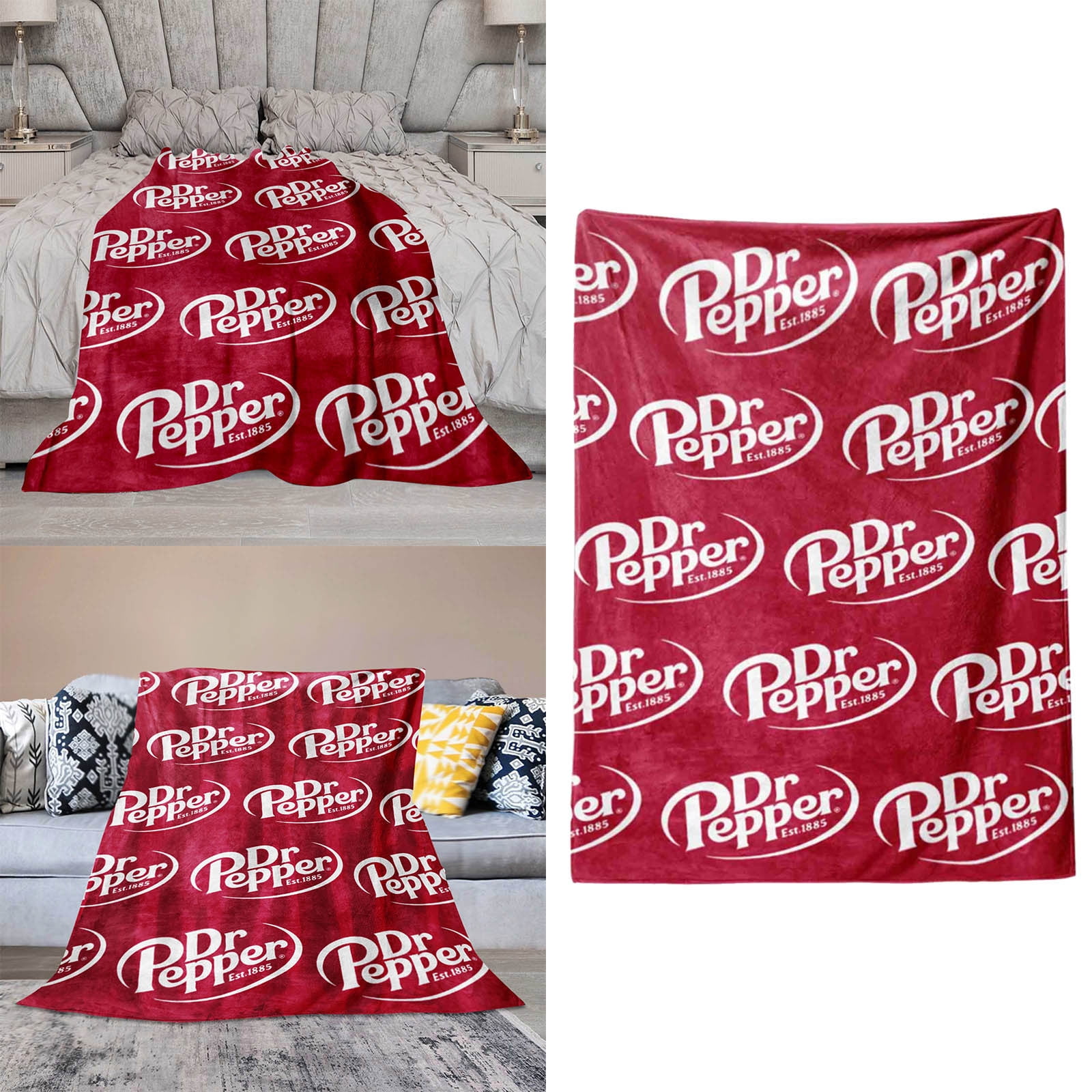 Click here for Hmpeaiiy Soft Classic Sign Print Flannel Throw Bla... prices