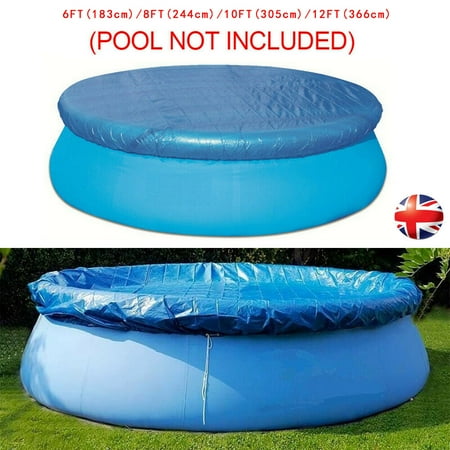 Round Swimming Pool Cover For 6FT 8FT 10FT 12FT Family Paddling Fast ...