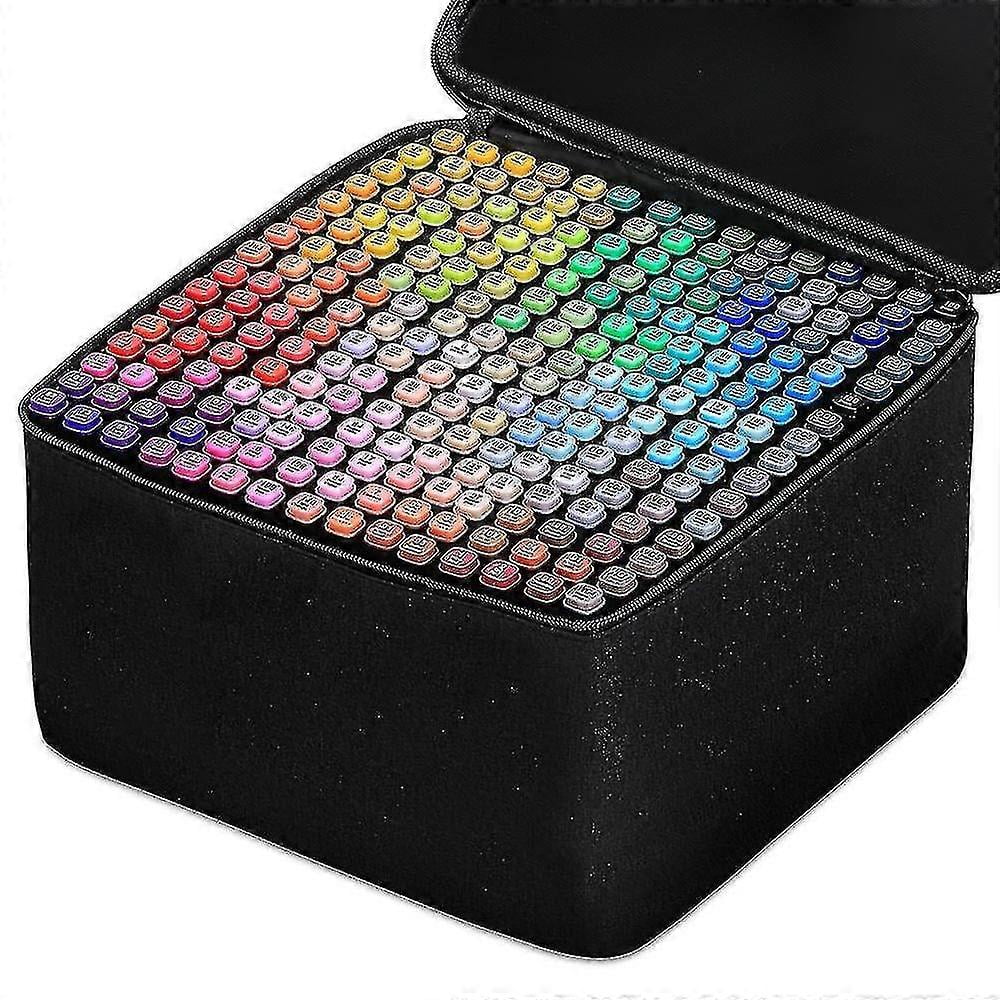 Alcohol Felt Pen Set - 30/40/60/80 Color Markers - Dual Brush - Manga ...