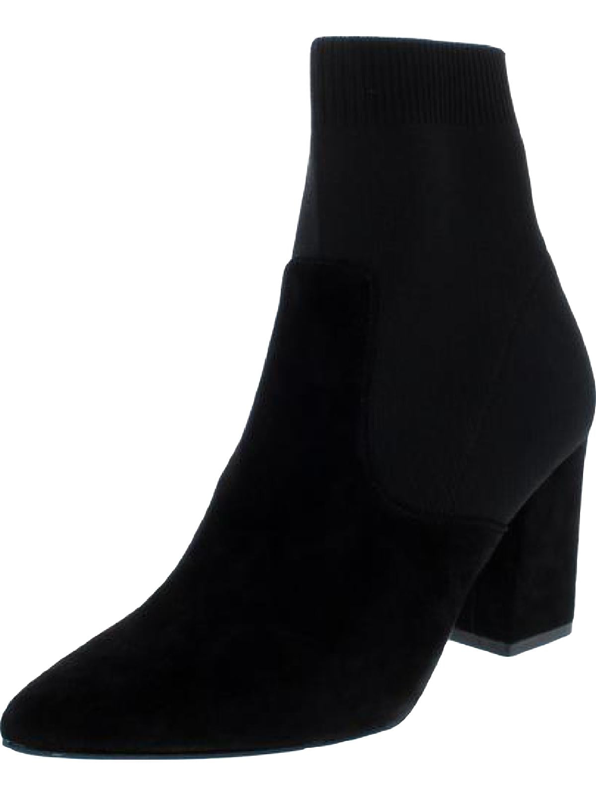 Steve Madden Womens Remy Suede Block Heel Sock Boot - Walmart.com
