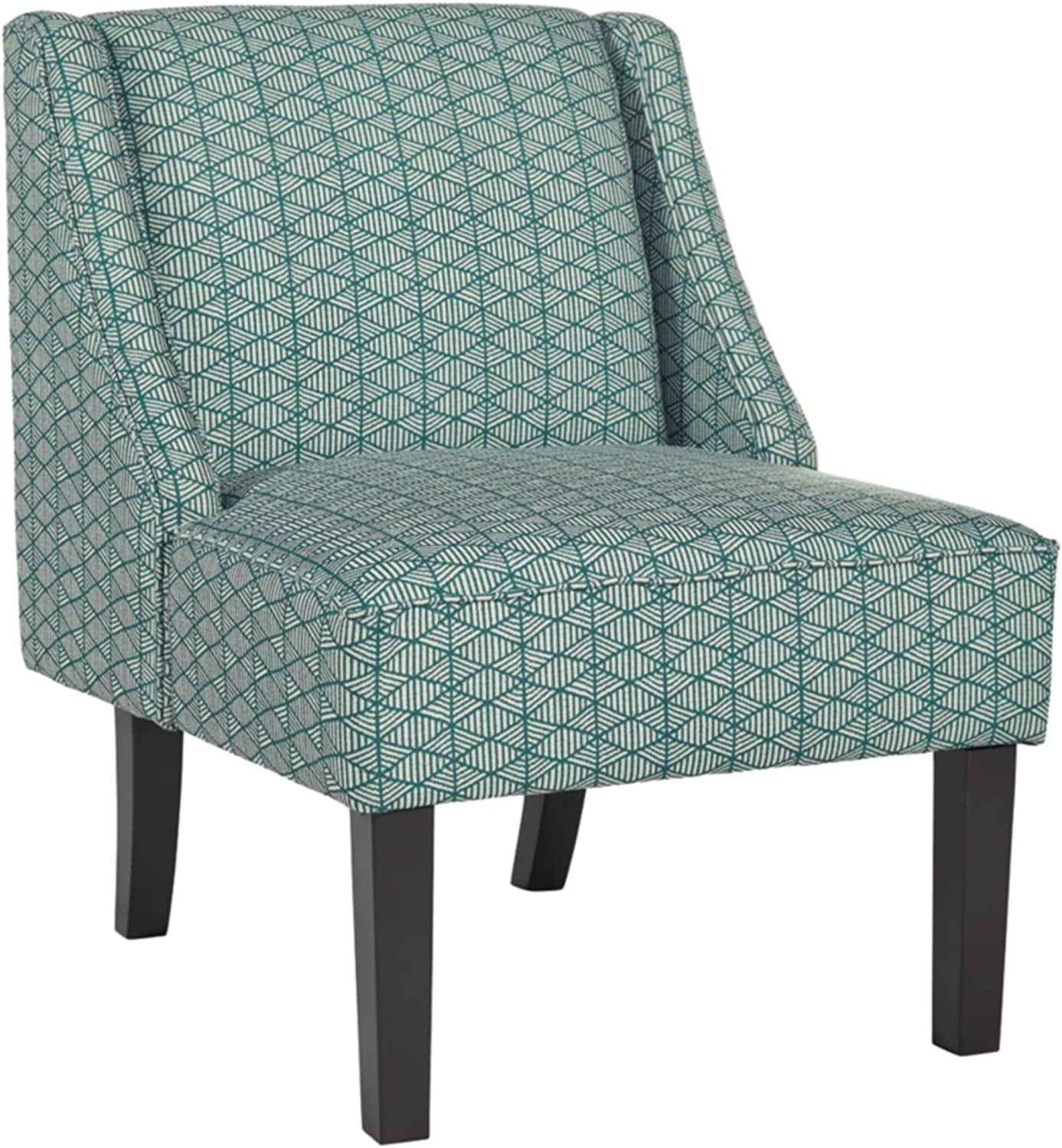 SHMAMT Janesley Modern Wingback Velvet Accent Chair, Navy - Walmart.com