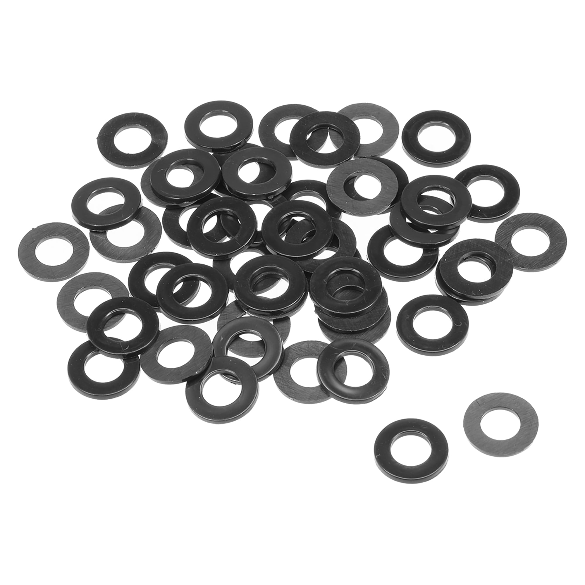 Uxcell 16mm O.D. 1.5mm Thick Nylon Flat Washers for 8mm ID Screw Bolt ...