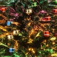 National Tree Company 3 ft. Fiber Optic Fireworks Tree with Ball ...