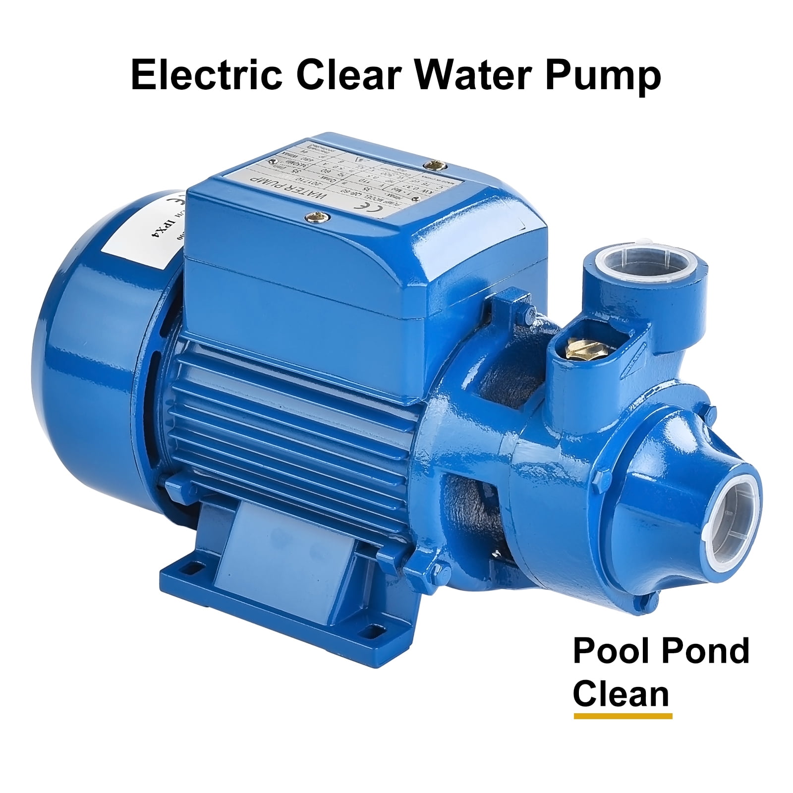 SUNCOO Electric Centrifugal Clear Water Pump 1.0 HP Shallow Well ...