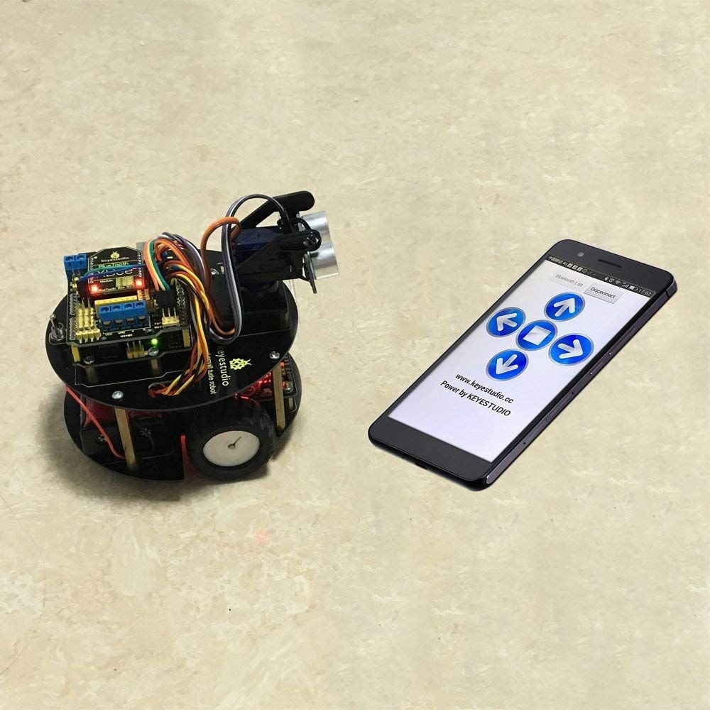 Buy KEYESTUDIO Turtle Robot Car Kit (Arduino UNO R3), Educational Toy ...