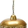 Creative Co-Op Metal Ceiling Light with Brushed Finish, Gold - Walmart.com