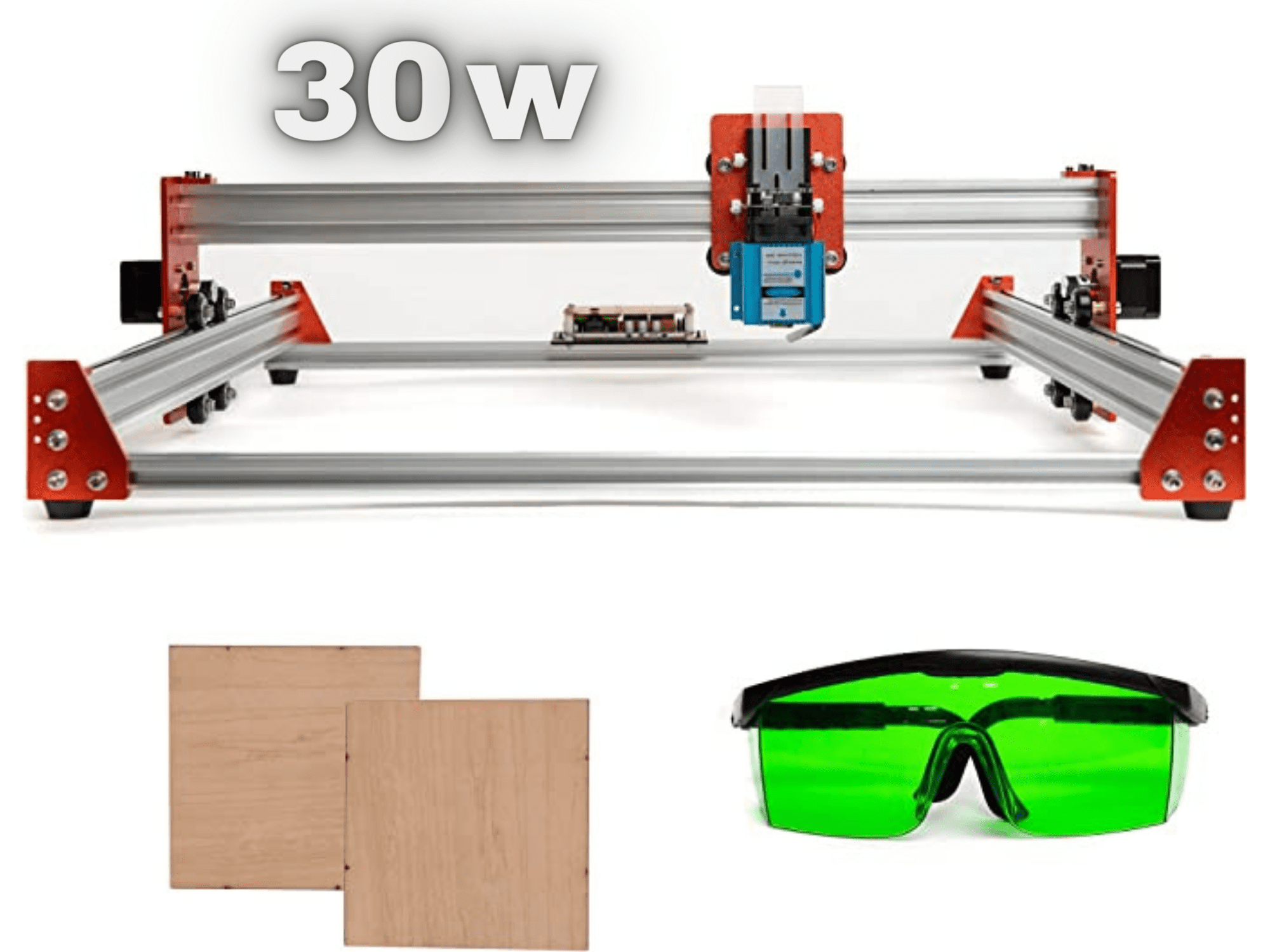 Laser Engraver and Cutting Machine, Largest Area 17in x 18in, 30W - by ...