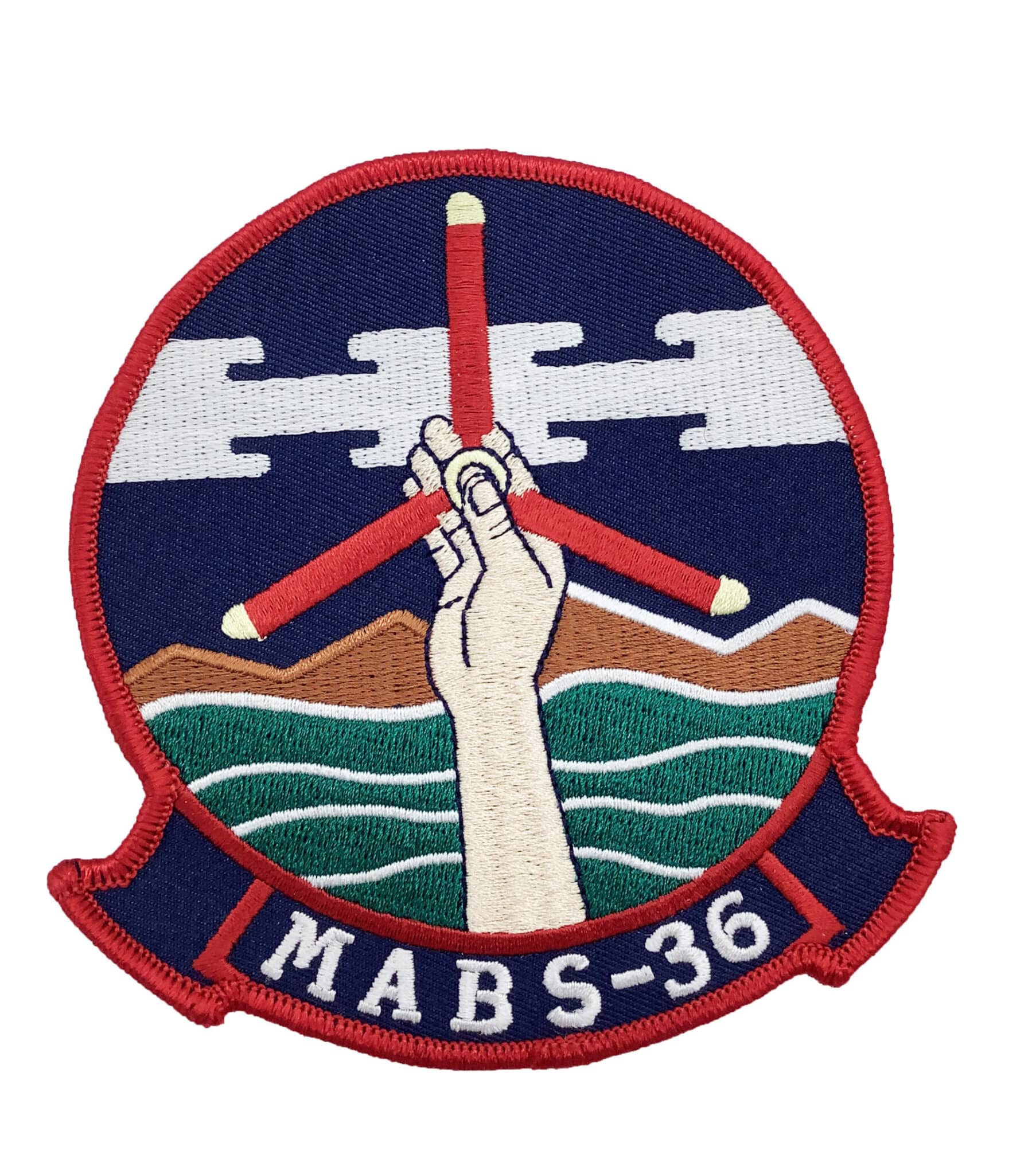 Marine Corps MABS-36 Patch - Plastic Backing - Walmart.com