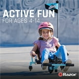 Crazy Cart Shuffle by Razor, Kid-Powered Drifting Go-Kart, Ride-on for ...