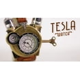 ThinkGeek Steampunk Tesla Analog Watch with Metallic Findings and ...