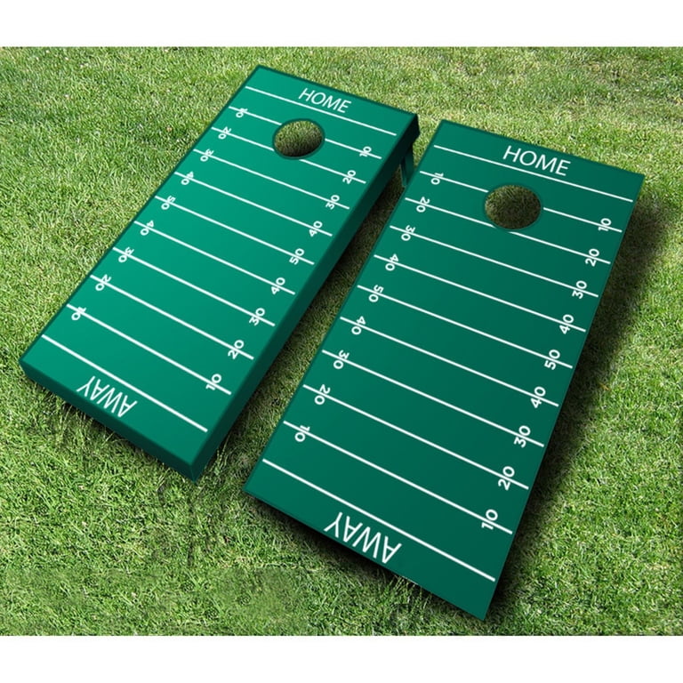 Football Cornhole Board Game, Cornhole Boards, Lawn Games, Cornhole ...