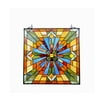 RADIANCE Goods Tiffany-Glass Mission Square Window Panel 24" - Walmart.com