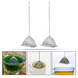 3Pcs Hanging Loose Tea Infusers Practical Tea Strainers Stainless Steel ...