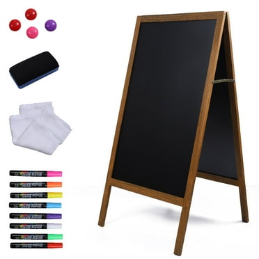 RHF 22" x 40" Standing Chalkboard Easel, Chalkboard Sign, A Framed ...