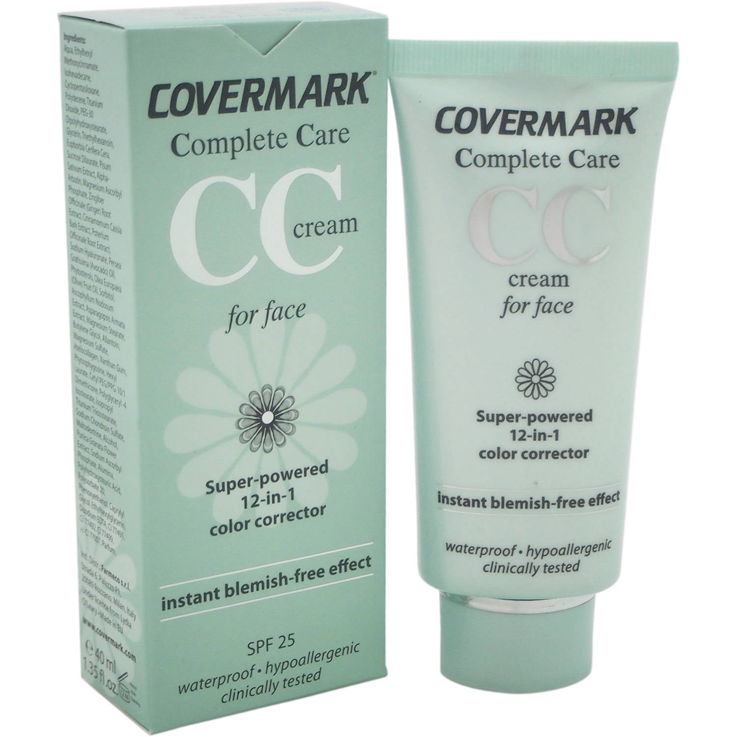 Covermark for Women Complete Care CC Cream For Face Waterproof SPF 25 ...