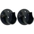 Urbanest Inside Mount Brackets, Black, Fits 5/8 and 3/4 Rods, Set of 2 ...