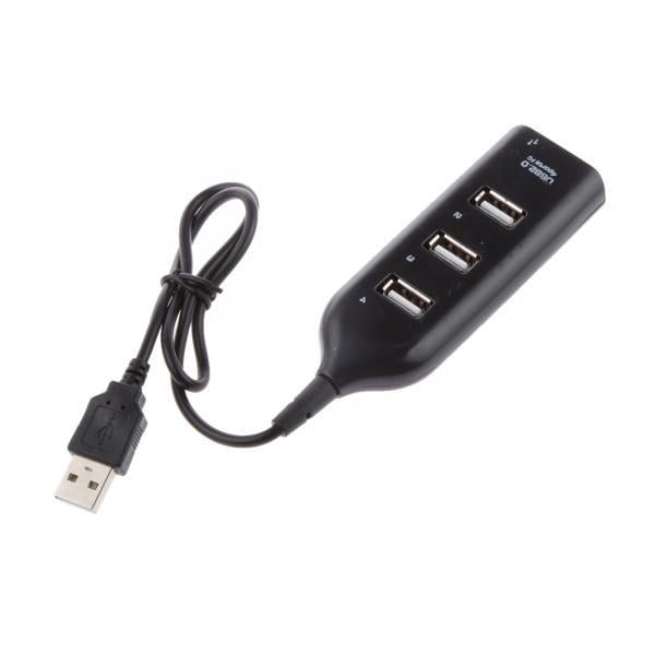 2x Puertos USB Hub 2.0 Divisor Adaptador Conector Transmisión Rápida Hugo Hub USB de 4 puertos ...