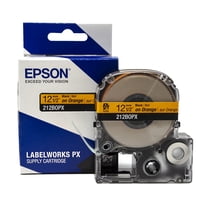 Epson LABELWORKS 212RAPX - Black on White PET Label Maker Tape ...