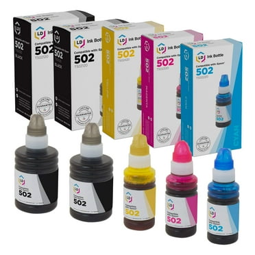Epson EcoTank 502 Value Club Pack, Black/Cyan/Magenta/Yellow Ink ...