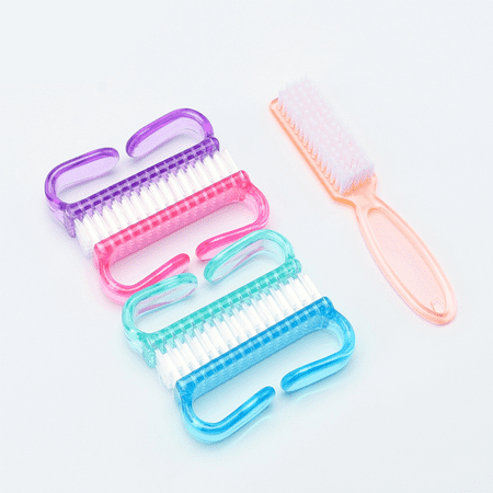QUETO Nail Brush with Handle, Nail and Toe Cleaning Brushes, Pedicure ...