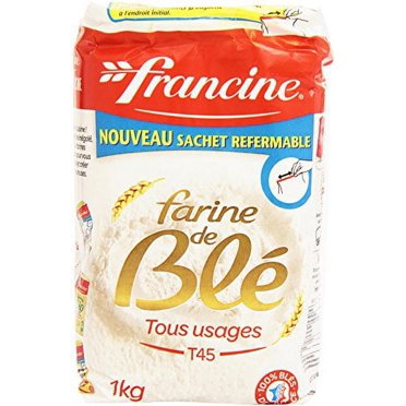 Francine Wheat Flour From France 1kg (2.2 Lb) - Walmart.com
