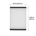 Plastic Utility Cutting Board Kitchen Prep Non-Slip Durable Surface ...
