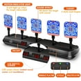 Kids Shooting Targets for Nerf with Auto-Reset, 5 Electronic Digital ...