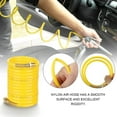 25ft 1/4" Recoil Air Hose Re Coil Spring Ends Pneumatic Compressor ...