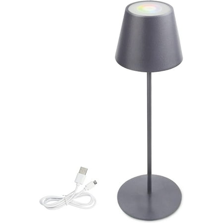 Cordless Rechargeable Table Lamp, Portable Modern Metal Desk Lamps ...