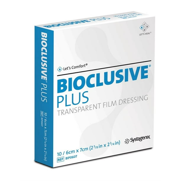 Systagenix Wound Management Bioclusive Plus Transparent Film Dressing 2 ...
