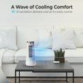 12-Inch Oscillating Desktop Tower Fan – Ultra-Slim Bladeless Design ...
