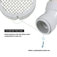 PVC Termination Cap Mesh Screen Vent Cap Stainless Steel Wire Exhaust ...