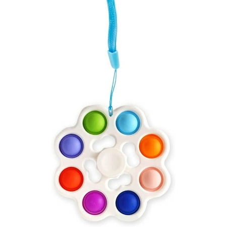Simple Dimple Spinner, Nervous Push Keychain Spinner Keychain Autism ...