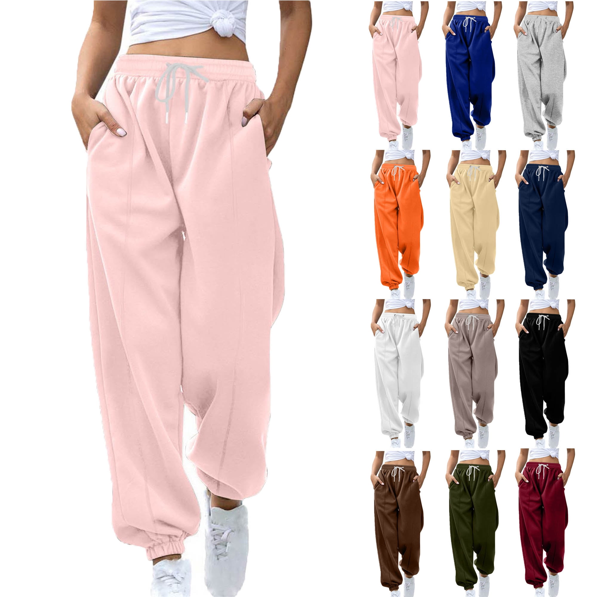 Click here for Sweatpants For Women Travel Pants With Pockets Ndb... prices