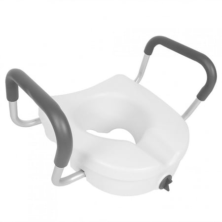 Ymiko Elevated Raised Toilet , Commode Booster Riser, Adjustable ...