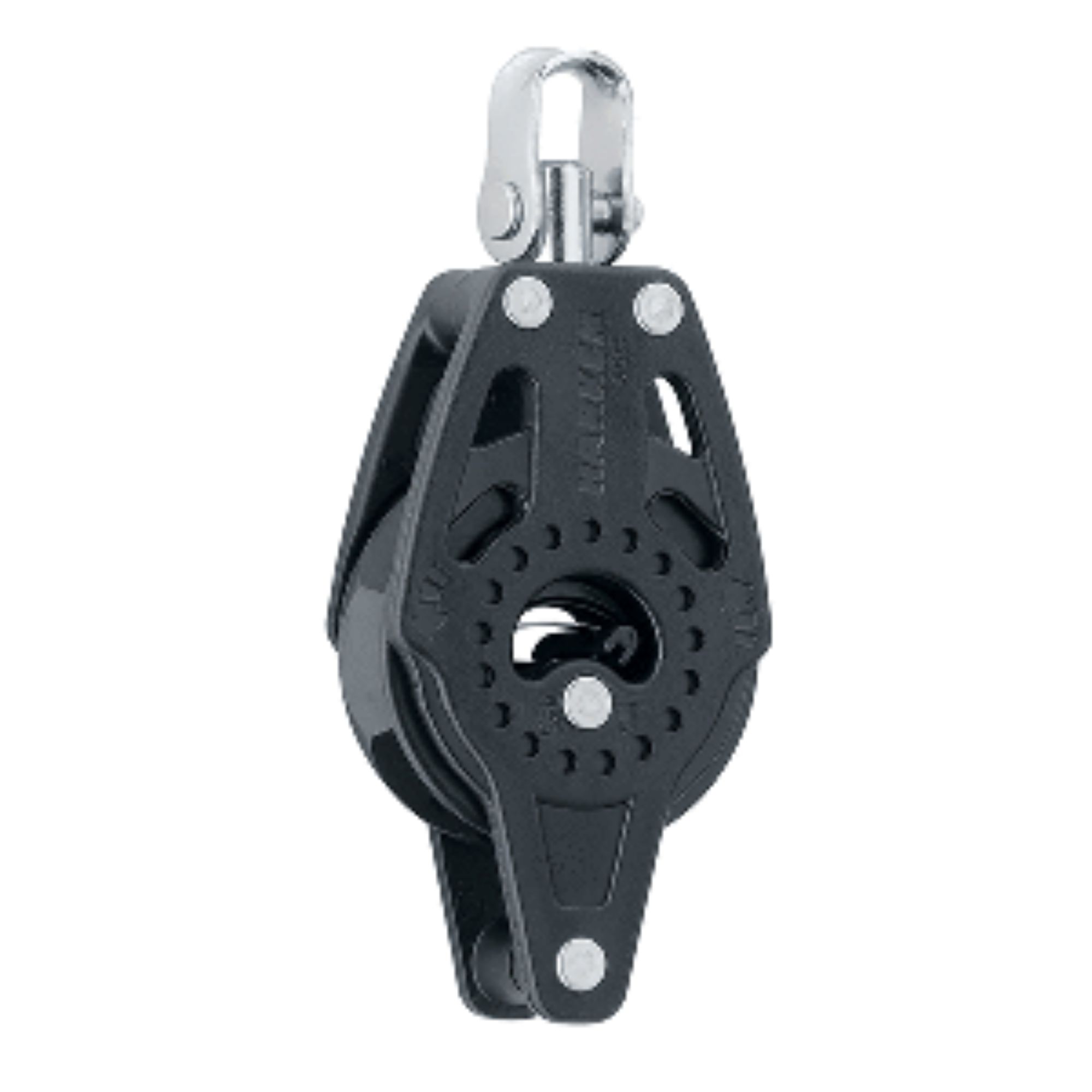 4" Harken 40MM Carbo Single Ratchet Block with Swivel and Becket ...