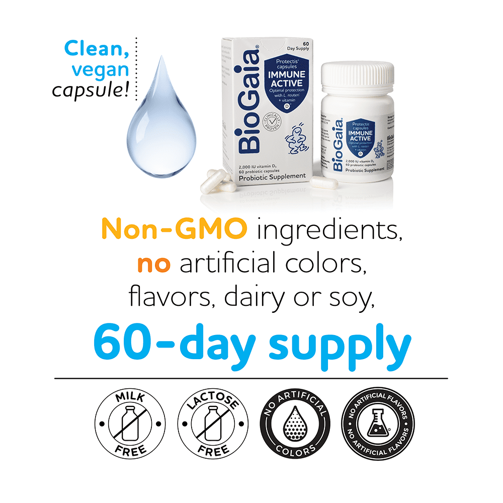 Buy BioGaia Protectis Immune Active Probiotic | Clinically Proven ...