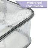 Makeup and Cosmetic PVC Train Case, Clear, 8.65" x 5.9" x 6" - Walmart.com