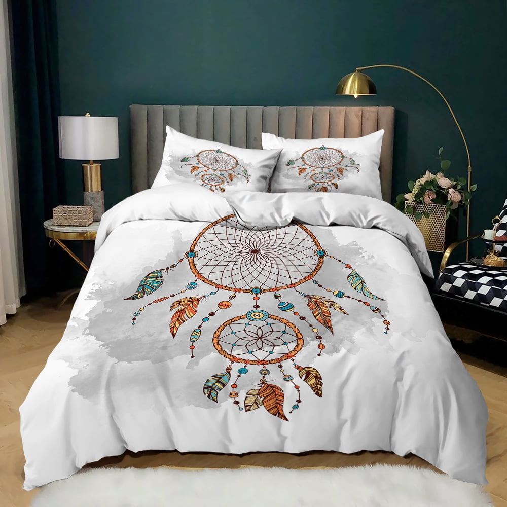 Duvet Cover Set Girls Home Bedclothes Lovely Quilt Cover Dream Catcher ...