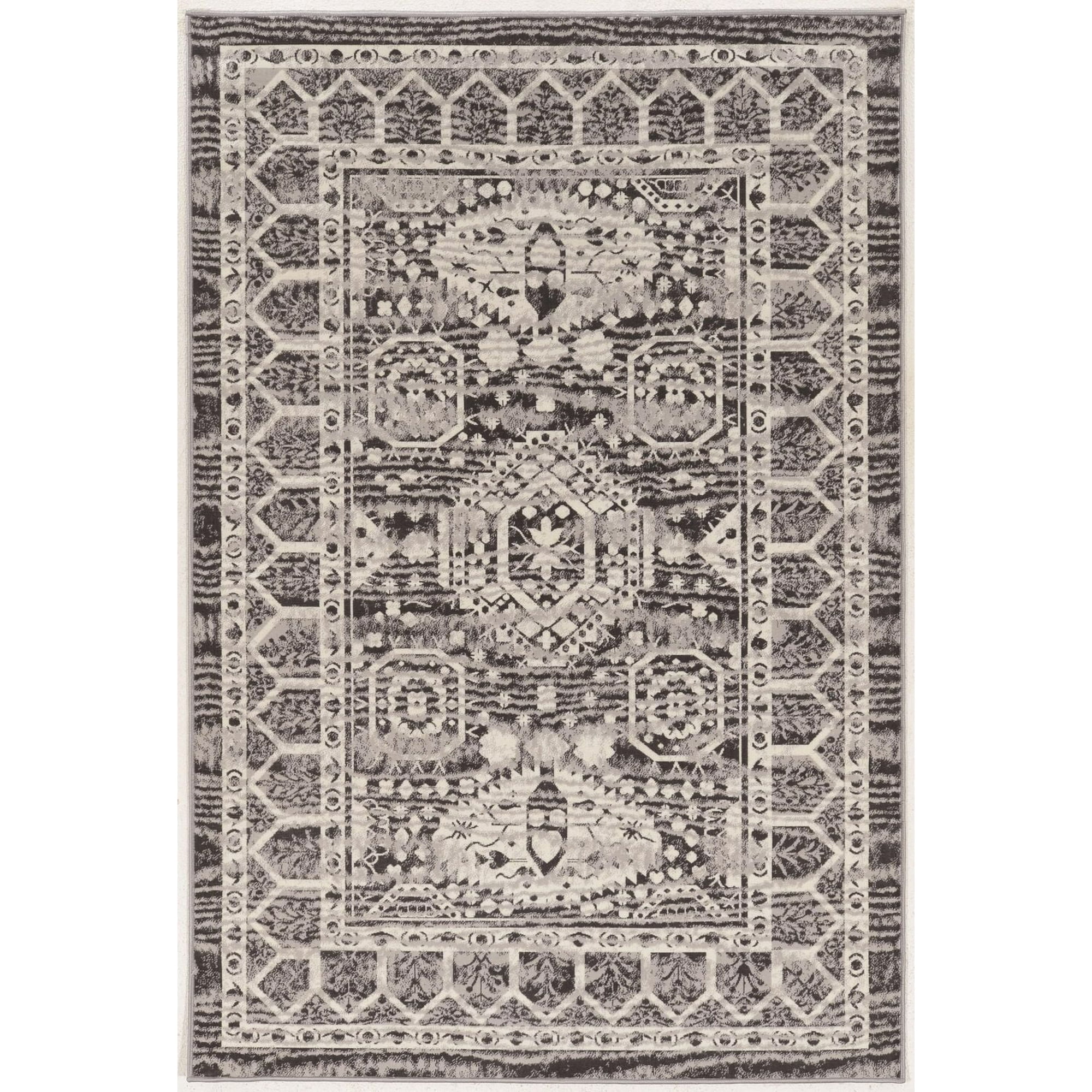 Click here for Linon Vintage Hamadan Ivory & Charcoal 2 X 3 Accen... prices