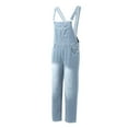 GJSYRH Overalls for Women Loose Fit Denim Overalls Adjustable Strap ...