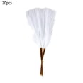 20PCS Artificial Pampas Grass, Faux Long-Lasting Fluffy Decor for ...