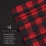 Free Shipping! Sweet Home Collection 5 Piece Buffalo Check Bedding Set ...