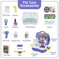 Lictin Pet Care Play Set, 16 Pcs Pretend Vet Grooming Toys with Doctor ...